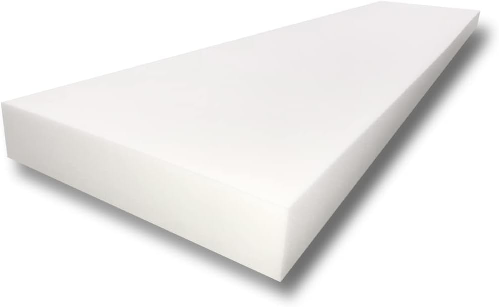 Amazon.com: FoamTouch 3" x 36" x 72" Upholstery Foam, White : Arts ...