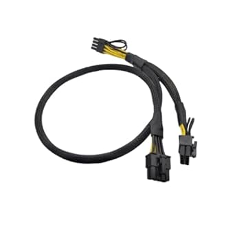 Amazon.com: AKUYAO 18AWG GPU Power Adapter Cable 8PIN to Dual 8(6+2 ...
