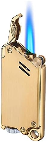 GIXXHLG Encendedor de butano recargable resistente al viento encendedor ...