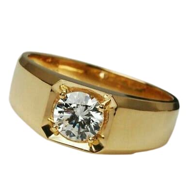 Buy Venus Gems Gallery Real Diamond Ring For Men 2 Carat Diamond ...