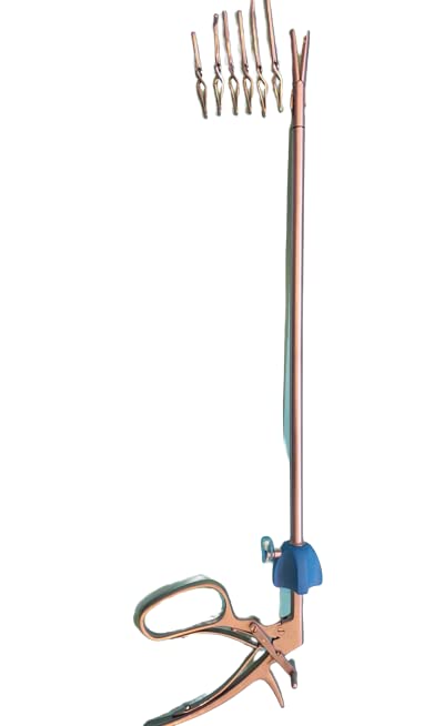 MEDIMAX Laparoscopic Bulldog Clamp Applier Extra 6 Clips Surgical ...