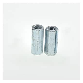 LIUYI M5 M6 M8 M10 M12 M14 M16 M18 M20 Rod Coupling Hex Nut Steel Galvanized Long Hex Nut ...