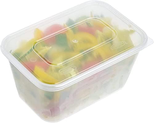 Satco Heavy Duty Clear Plastic Food Containers With Airtight Lids Food ...