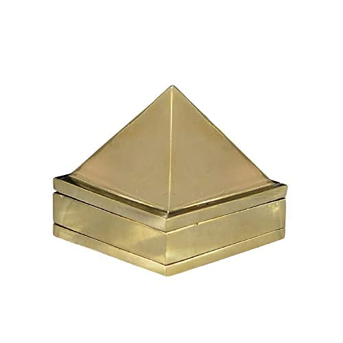 Buy Hive Store Pure Brass Vastu Pyramid That Spreads Positive Vibes, 3 ...