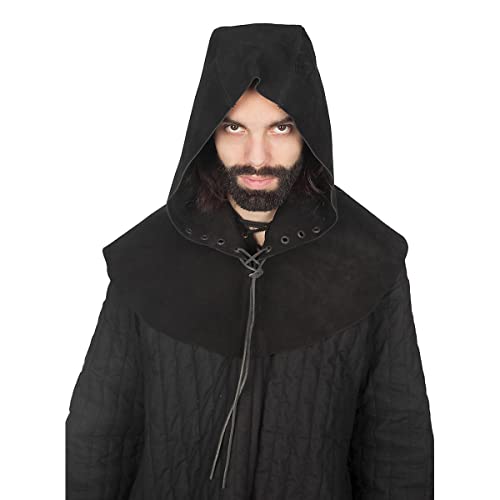 IBLUELOVER Medieval Cowl Cloak Viking Hood Cowl Hat Vintage Renaissance ...