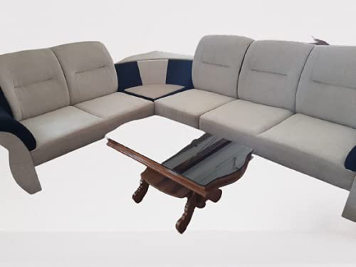 Sofa Set with Teapoy Premium (Large) : Amazon.in: Home & Kitchen