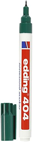 Amazon.com: edding 404 permanent marker - blue - 1 pen - fine round nib ...