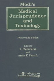 Buy Modi's Medical Jurisprudence and Taxicology Book Online at Low ...