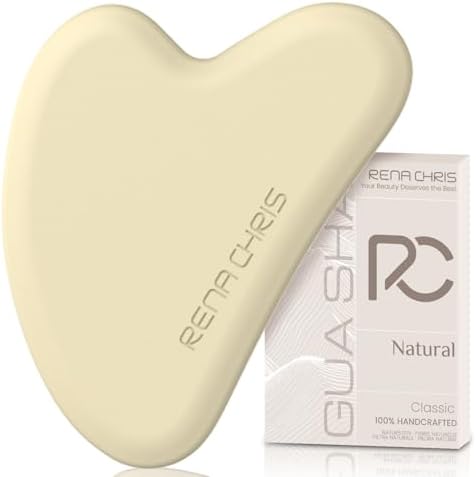Amazon.com: Rena Chris Gua Sha Facial Tools, Silicone Guasha Tool for Face and Neck Acupuncture ...