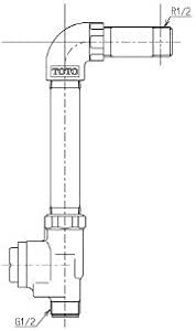 Amazon | TOTO 【THF37】ストレート形止水栓（共用） | 壁紙