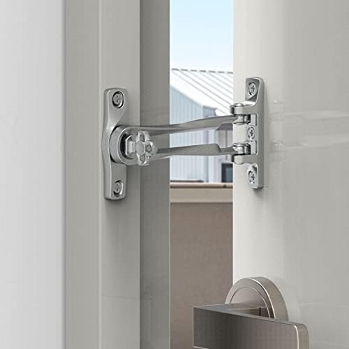 Prime-Line U 11317 Hinged Bar Lock, 3-7/8 In., High Security Door Guard ...