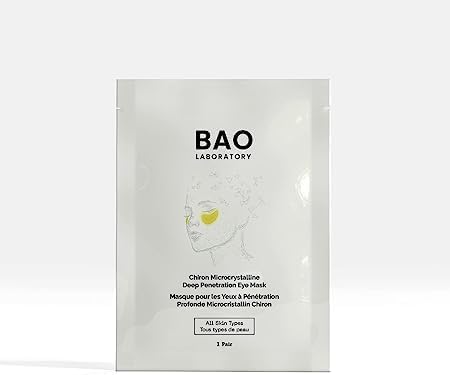Amazon.com : BAO Laboratory Eye Patches - Hyaluronic Acid, Peptides & Vitamin C Eye Mask 1 pair ...