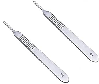 Scalpel Handle/BP HANDLE/Surgical Blade Handle 3 NO. : Amazon.in ...