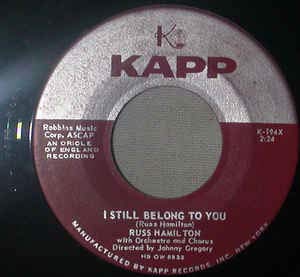 Russ Hamilton; I Still Belong To You / Wedding Ring (7" 45 RPM) Vinyl ...