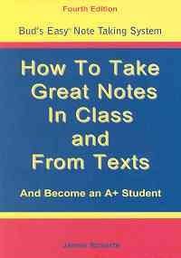 Amazon.com: How to Take Great Notes in Class and from Textbooks and ...