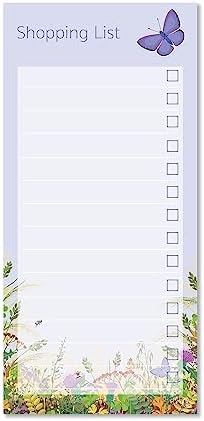 Exacompta - Ref GS001Z Shopping List Notepad, 90gsm paper 98mm x 210mm ...