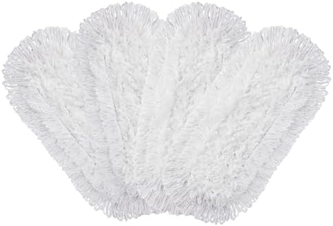 Amazon.com: CLEANHOME Microfiber Mop Pads 4 Pieces for Floor Cleaning ...