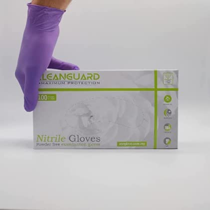 Cleanguard Disposable Nitrile Examination Gloves - Durable Rubber ...