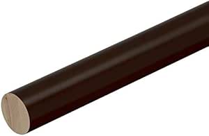 Amazon | LIXIL(リクシル) Interio手すりラウンドタイプ 棒 L=600 クリエダーク DD-RTA060-MAXF | 棒