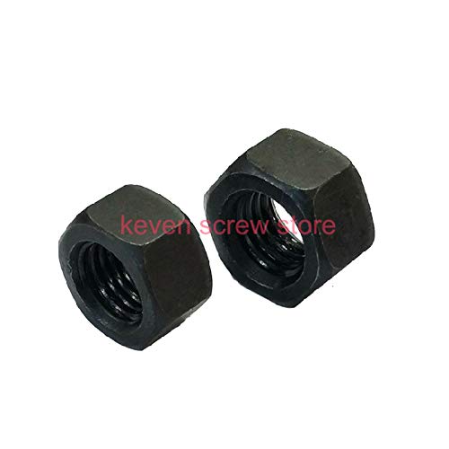 10pcs/Lot Metric Thread M10 Black Grade 8.8 Carbon Steel Hex Nut ...