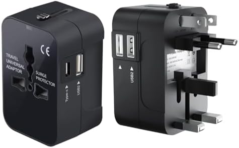 Amazon.com: Portable Worldwide Universal Power Adapter All in One ...