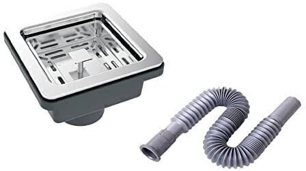 Kitchen Sink Waste Coupling with Waste Pipe | Stainless Steel Waste ...