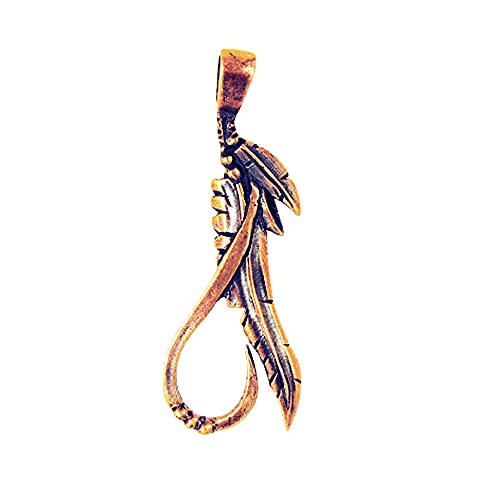 Amazon.com: Amulet Pendant Feather Of A Falcon Talisman Protection ...