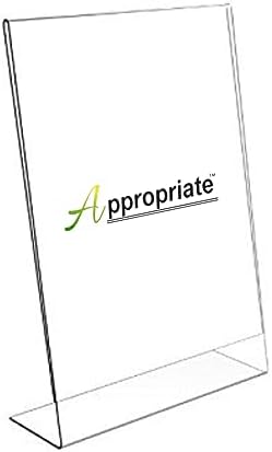 Appropriate™ Acrylic Display Stand A4 Paper Holder Acrylic Signage ...