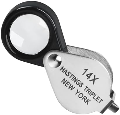 Amazon.com: TEKCOPLUS Hasting Foldaway Mini Magnifier - 14x ...