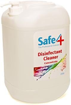 Safe4 5060086200089 Odourless Disinfectant Cleaner Concentrate : Amazon ...