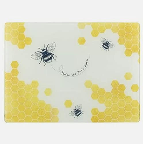 Tempered Glass Chopping Board Bee Cutting Boards Chef Kitchen Bee’s ...