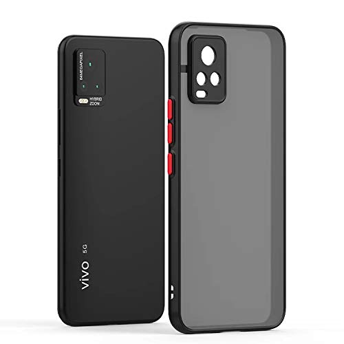 Generic Back Cover for Vivo V20 Pro 5G(TPU+Plastic;Rubber/Black ...