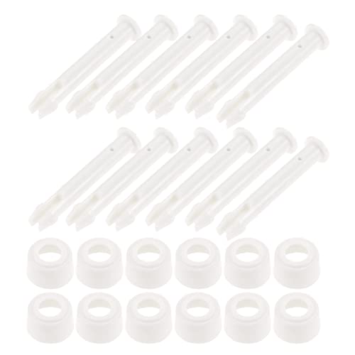 gohantee 12 Pcs Plastic Pool Joint Pins with Seals Replacement Parts ...