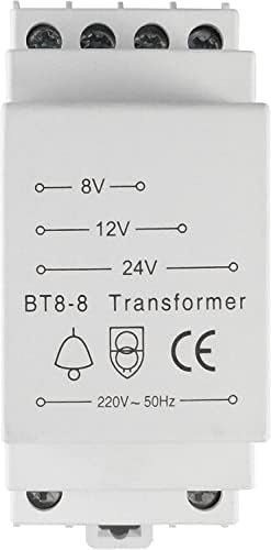 Evolution BT8-8 Bell Transformer 8V 12V 24V Output | 8VA Rated Power ...