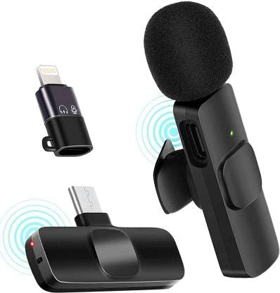 K8 Wireless Collar Microphone with Plug and Play Features Bluetooth ...