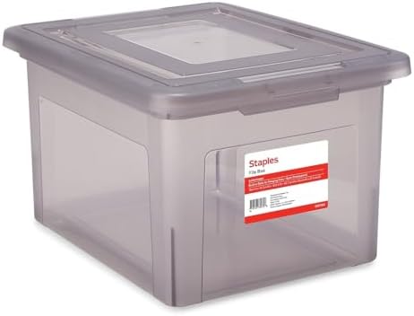 Amazon.com : STAPLES Hanging File Folder Box, Storage Bin Organizer ...