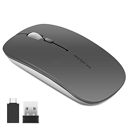 Amazon.com: Q5 Slim Rechargeable Wireless Mouse, 2.4G Portable Optical ...