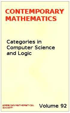 Amazon.com: Categories in Computer Science and Logic: Proceedings of the Ams-Ims-Siam Joint ...