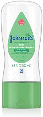 Amazon.com: Johnson's Baby Gel de aceite, aloe y vitamina E, 6.5 onzas ...