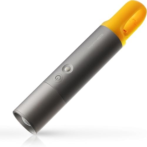 HOTO Flashlight Lite, Zoomable, LED, USB-C Rechargeable, 1000 Lumens, 5 ...