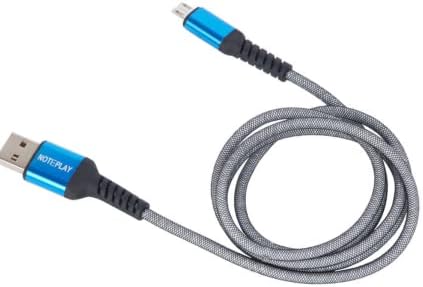 NOTEPLAY Unbreakable, Type-B Micro USB Cable, Tangle-free, with 3.5AMP ...