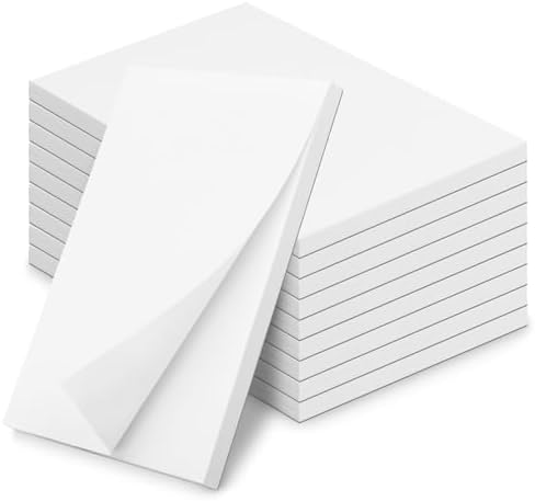 Amazon.com : Note Pads 3x5 In, 10 Pack Blank Server Notepad, 50 Sheets ...