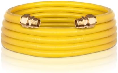 Amazon.com: 1/2" CSST Gas Line 33ft Flexible Gas Line,Corrugated ...