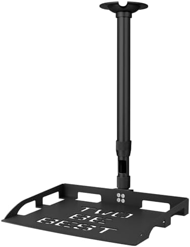 Amazon.com: 2-Be-Best Projector Ceiling Mount with Tray, 14.4-23.6IN ...