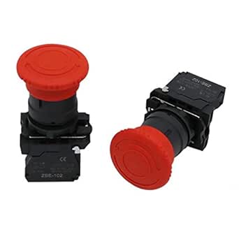 CALANDIS® 22Mm Emergency Stop Mushroom Head Push Button Waterproof Pvc ...
