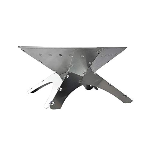 Winnerwell Flatfold Fire Pit – Medium | Draagbare roestvrijstalen vuurpan – Daktuinen-Van-Vliet
