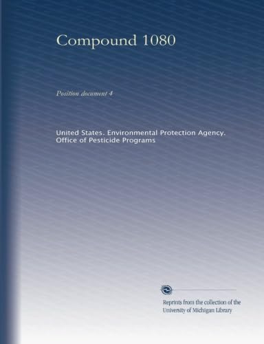 Amazon.com: Compound 1080: Position document 4: United States ...