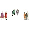 24pcs Painted Model Train Standing Posture People Figures Scale HO (1 ...