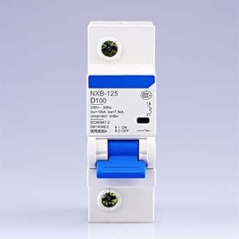 NXB-125 1P AC 230/400V Type D Air Switch D63 80 100 125A Current Protector Home Main Switch ...