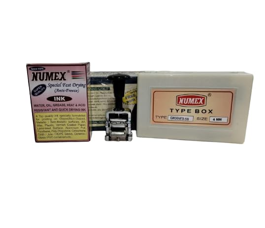 MEGA ENGINEERS Batch Coding Machine -Letter Size, 4mm : Amazon.in ...